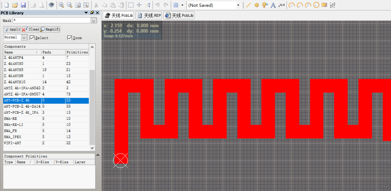 2.4G 蓝牙 WIFI SMA天线封装Altium Designer AD PCB封装库2D3D元- 电路图下载 - 21ic电子技术资料下载站